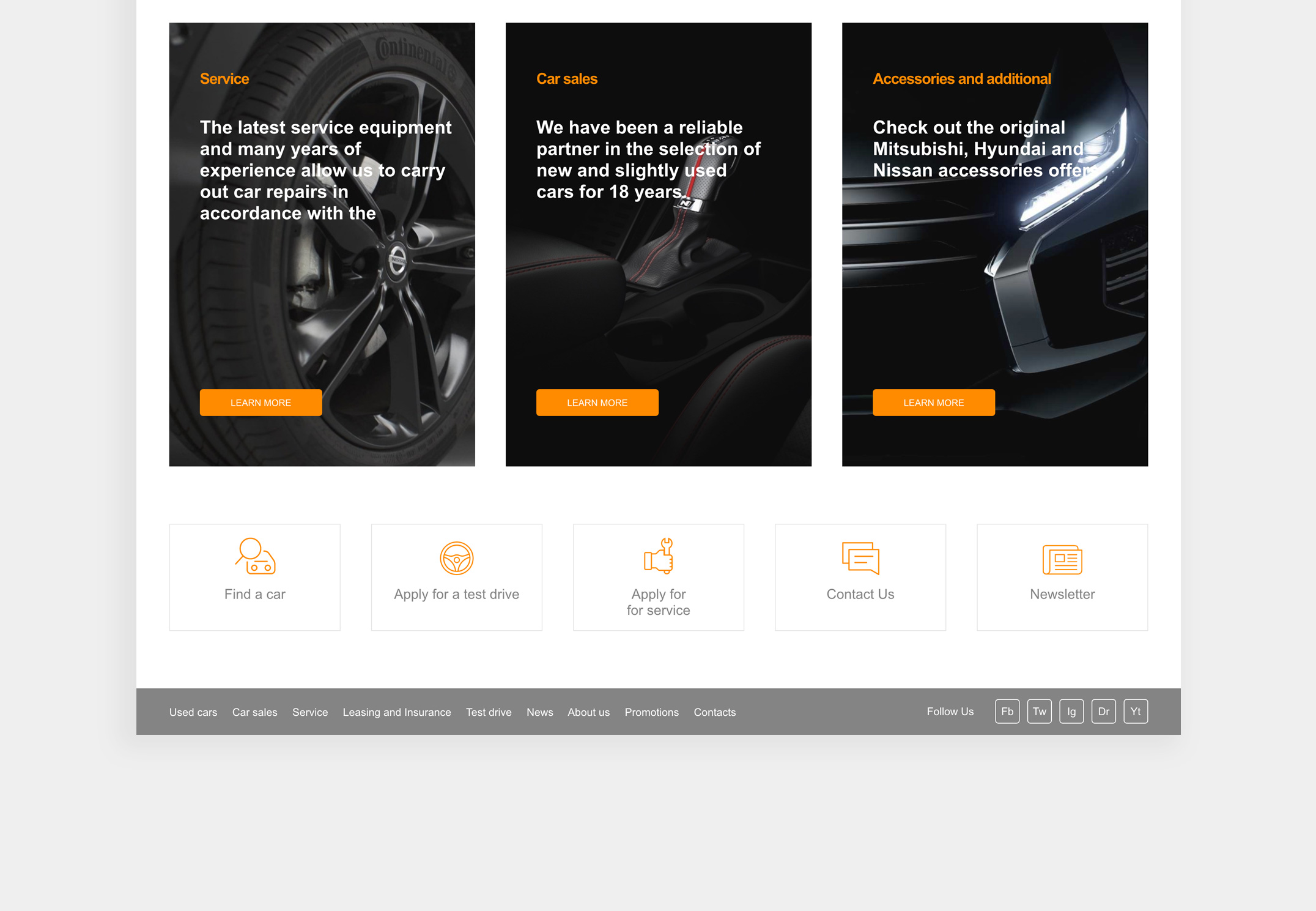 Website for Skandi Motors - MoveCreative